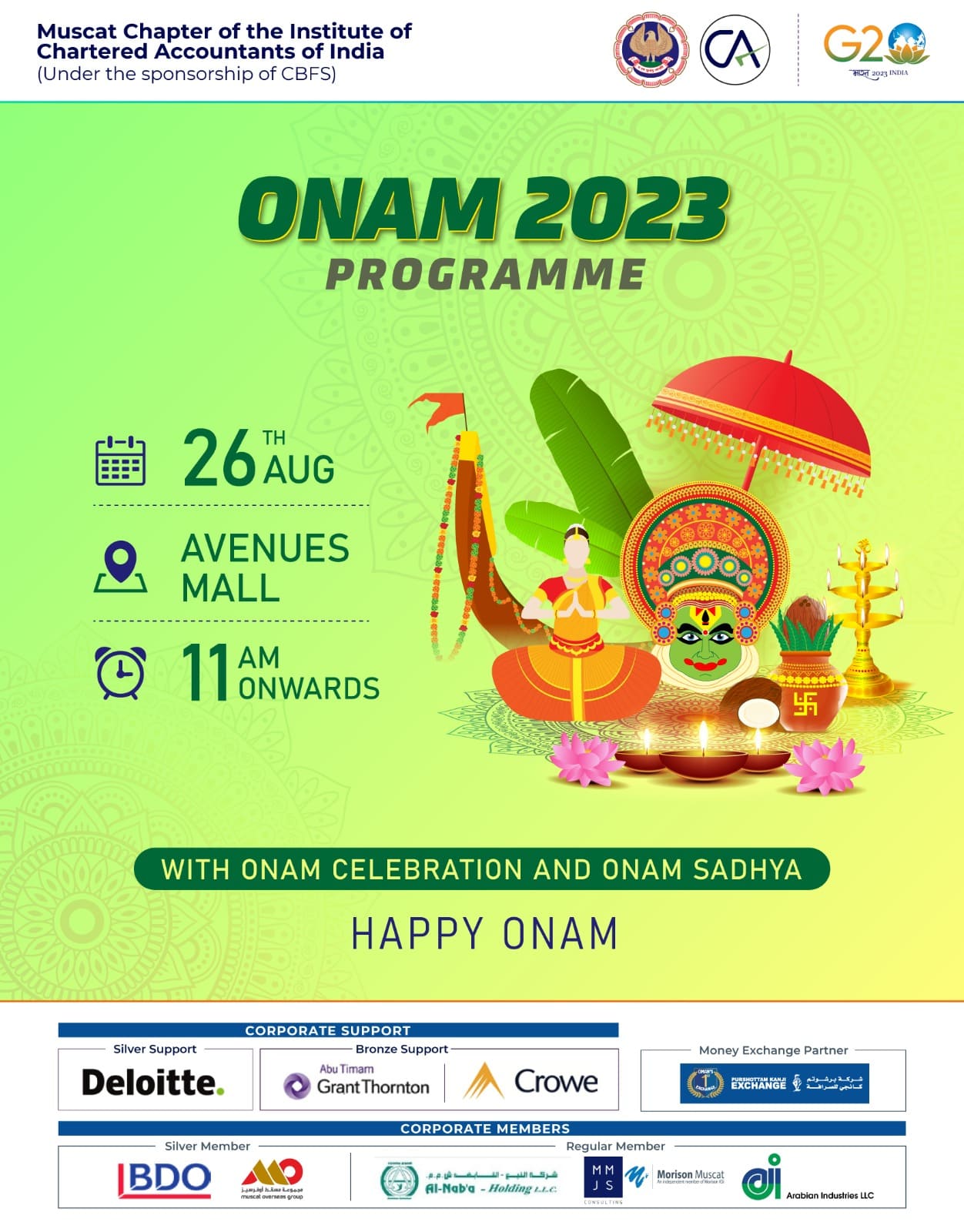 INSTITUTE OF CHARTERED ACCOUNTANTS OF INDIA - OMAN CHAPTER